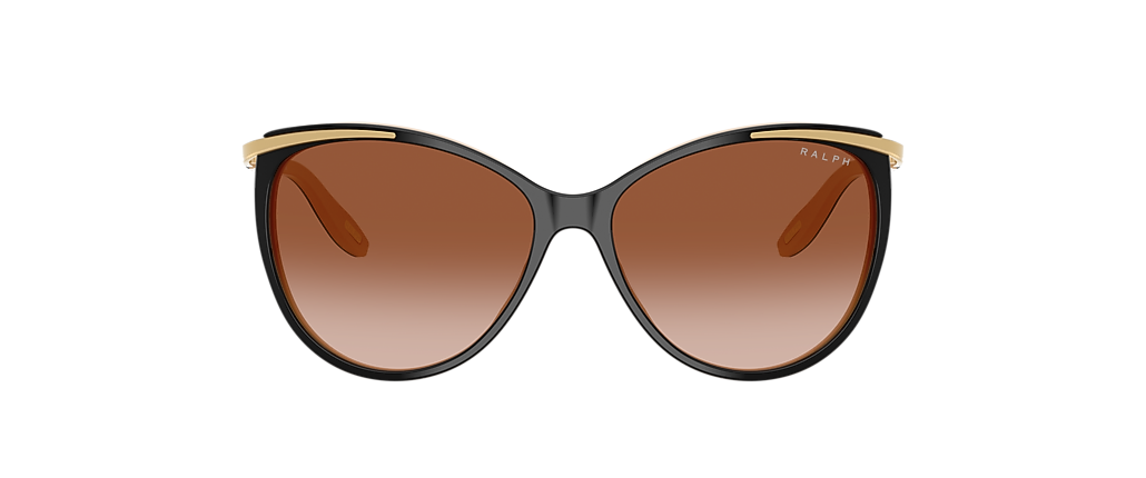 Ralph RA5150 Sunglasses with Light Brown Gradient Dark Brown lenses and ...