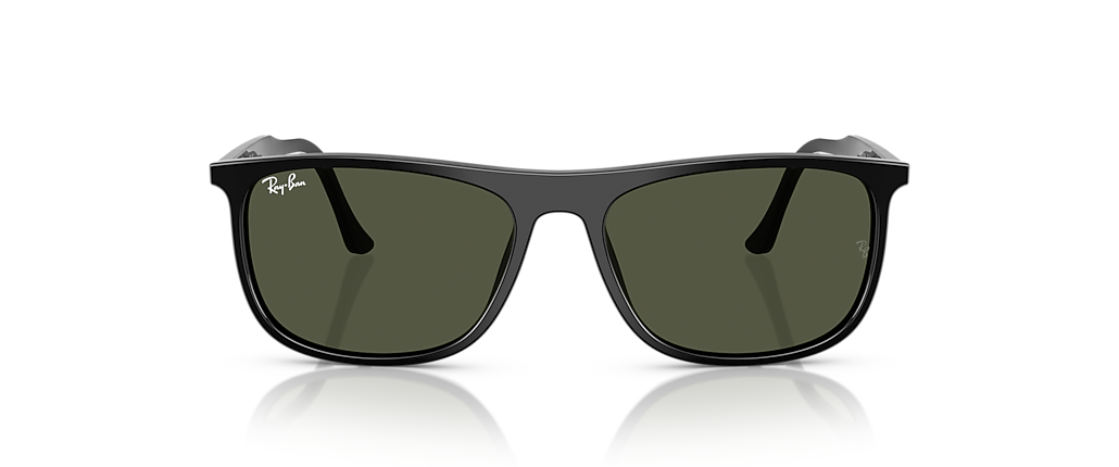 Ray-Ban RB2216 Sunglasses with Green lenses and Black frame | OPSM