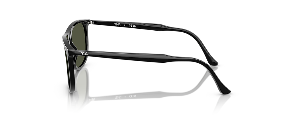 Ray-Ban RB2216 Sunglasses with Green lenses and Black frame | OPSM