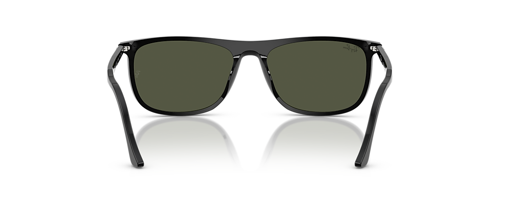 Ray-Ban RB2216 Sunglasses with Green lenses and Black frame | OPSM