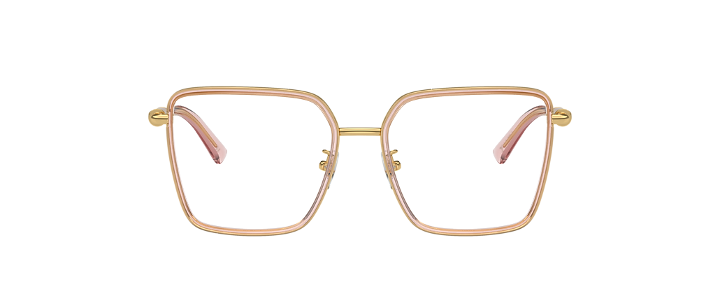 Versace VE1294D Glasses with Transparent Peach frame | OPSM