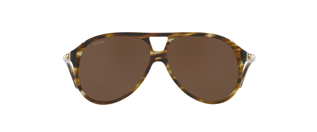 Gucci GG1286S Sunglasses with Brown lenses and Tortoise frame | OPSM