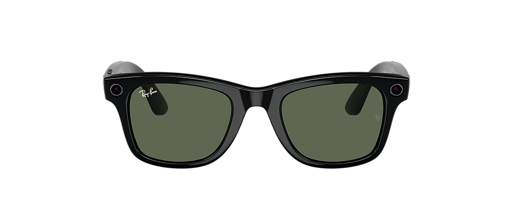 Ray-Ban Ray-Ban | Meta Wayfarer Sunglasses with G-15 Green lenses and ...