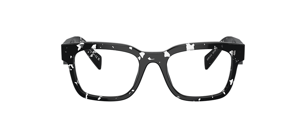 Prada PR A10V Glasses with Havana Black Transparent frame | OPSM