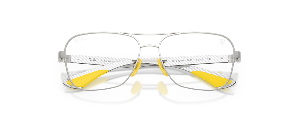 Ray-Ban RB8436M Optics Scuderia Ferrari Collection Glasses with Silver ...